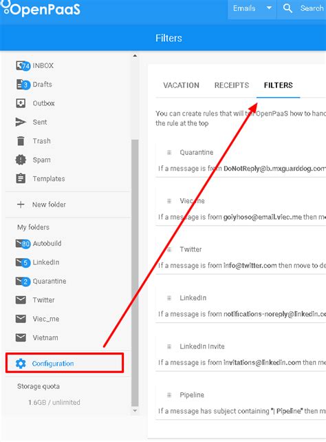 Filters Create A Filter Form A Mail · Issue 176 · Linagoraesn