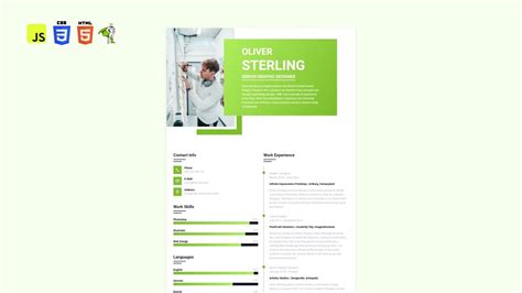 How To Make A Simple Resume With Smooth Animations HTML CSS JS YouTube
