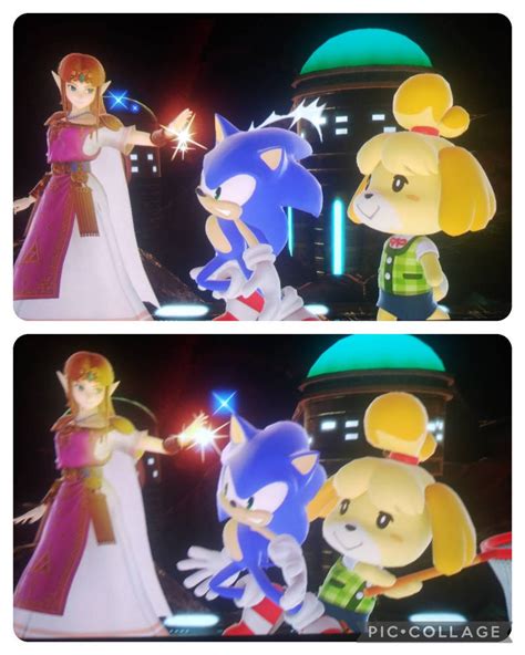 Zelda Dancing With Sonic Ft Isabelle By Dnmekhicollinsfan06 On Deviantart