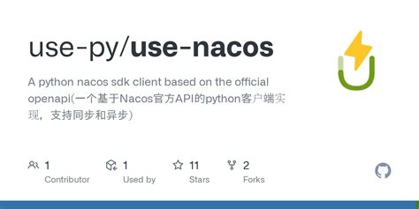 Github Use Pyuse Nacos A Python Nacos Sdk Client Based On The