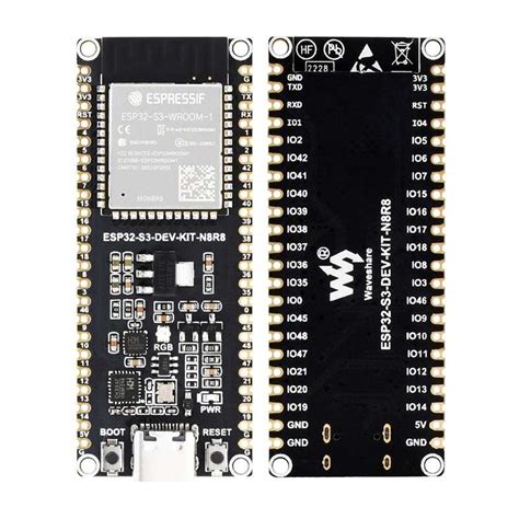 Arduino Waveshare Esp32 S3 Microcontroller 2 4ghz Wi Fi Development Board Esp32 S3 Wroom 1