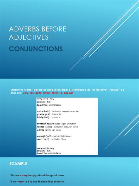 Adverbs Before Adjectives Pdf