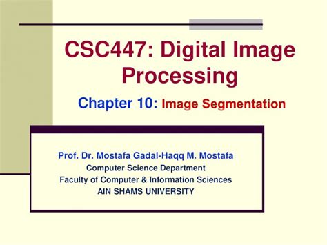 PDF Digital Image Processing Image Segmentation DOKUMEN TIPS