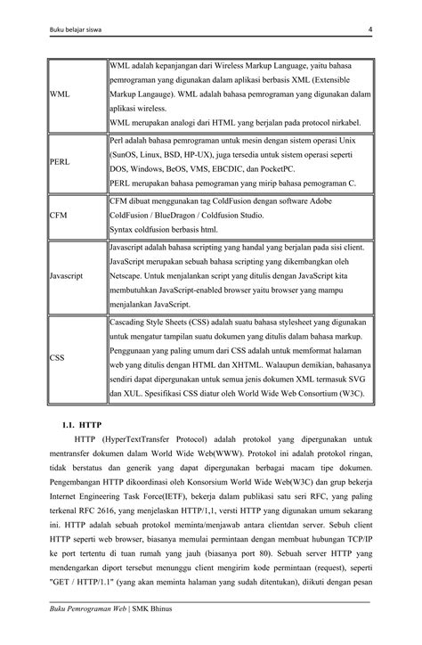 Buku Pemrograman Web Html Css Javascript Pdf