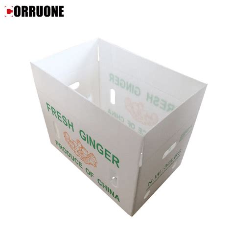 Glossy 10mm 12mm Corrugated Plastic Packaging Boxes With Lid