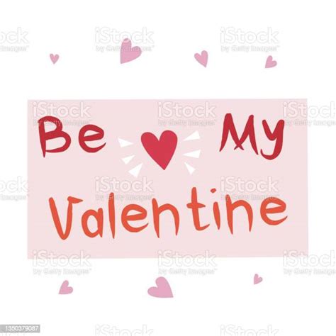 글자를 곁들인 해피 발렌타인 벡터 일러스트레이션 웹 인쇄 스티커 로고 템플릿 등을 위한 밝은 디자인 14에 대한 스톡 벡터 아트