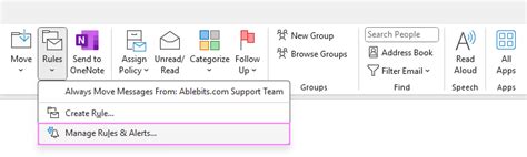 Outlook Rules With Examples How To Create Manage And Use