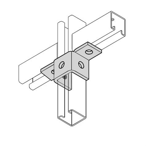 پایه پروفیل 41 تک سوراخ کوتاه فراز تهویه البرز