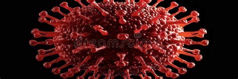 Detailed 3d Visualization Showcases Viral Structure With Capsid Spikes And Rna Strands