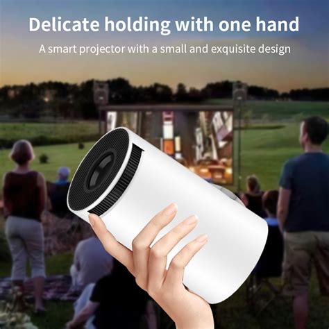 GoldHub Mini LED Projector 4K 180 Degrees Rotary Bluetooth-compatible ...