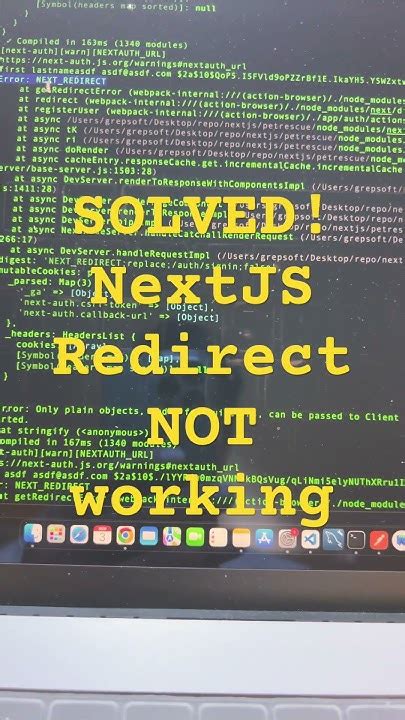 Nextjs Redirect Not Redirecting Here Is Why Nextjs React Webdevelopment Youtube