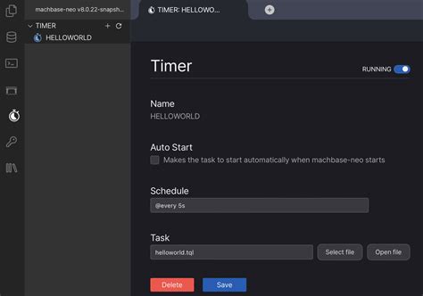 Timer MACHBASE
