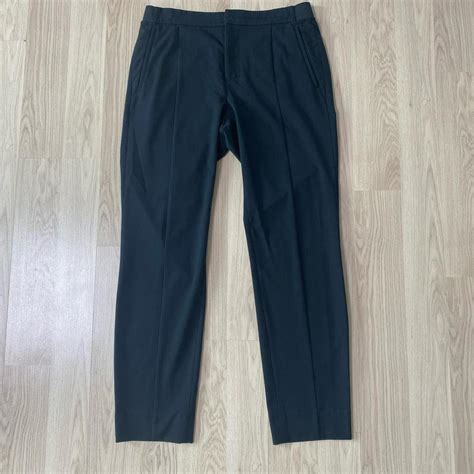 시스템 슬랙스 정장 일자 검정 바지 세컨웨어