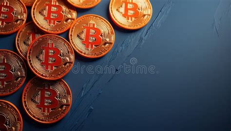 shimmering bitcoin cascade stock image image of cryptocurrency 312758183