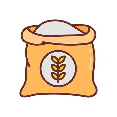Flour Icon In Vector Illustration 24247688 Vector Art At Vecteezy