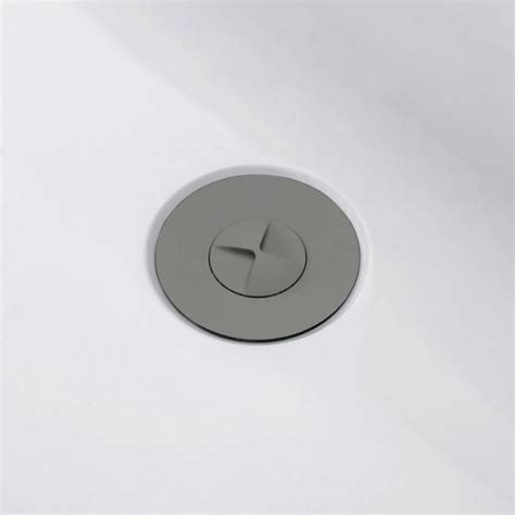 Villeroy & Boch ViFlow Ablaufventil mit Überlauffunktion grau matt ...