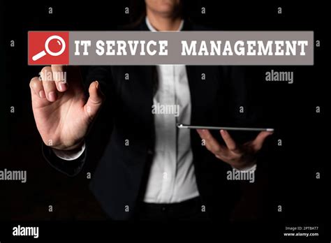 Conceptual Display It Service Management Internet Concept Activity