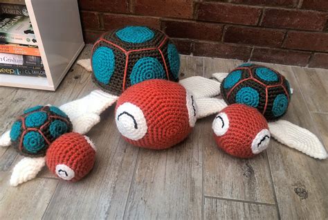 PDF CROCHET PATTERN Turtle Crochet Pattern Crochet Turtles Etsy