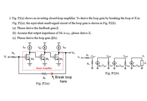 2 Fig P2a Shows An Inverting Closed Loop