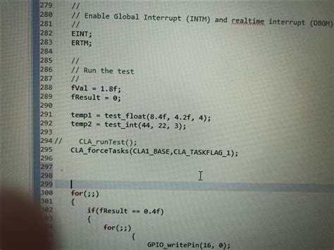 Tms320f280049 Cla Warnings 10461 D Invalid To Call C28 Function Xxx