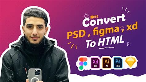 Convert Figma Psd To Html And Create Landing Page With Bootstrap By