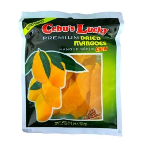 Philippines Cebus Lucky Premium Dried Mango 100g Philippines Cebu芒果干