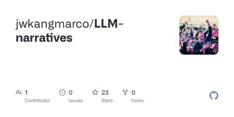 Linkedin Jaewook Kang 페이지 Github Jwkangmarcollm Narratives