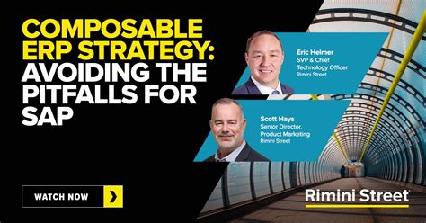 Rimini Street On Linkedin Composable Erp Strategy Avoiding The Pitfalls For Sap