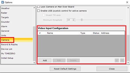 Video Input