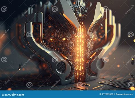 Big Data Analysis Automation And Data As A Service Concept Generative Ai Stock Illustration