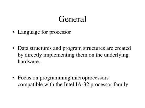 Ppt Basic Concepts Of Assembly Language Powerpoint Presentation Free