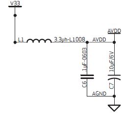 Power Supply Why Place An Inductor Between Vin And Vdda AVDD Electrical Engineering Stack