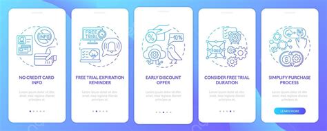 Mobile App Screen With Conceptual Free Saas Trial Onboarding Vector Banner Text Instructions