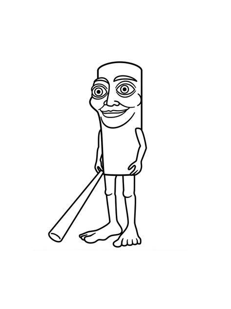 Italian Brainrot Coloring Pages Rizzler Coloring Page