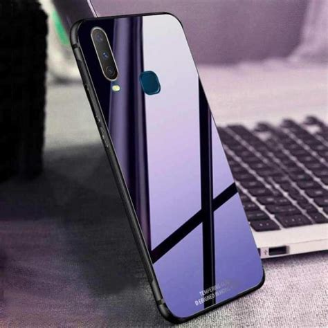 Samsung Galaxy M40 ব্যাক কভার গ্লাস কেস সাদা সাদা লাল কালো Bd