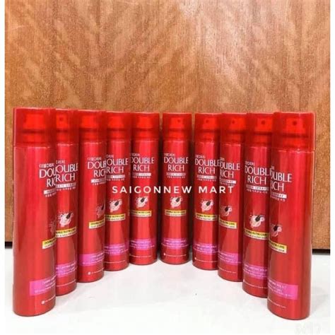 Keo Xit Toc Double Rich Hair Spray Shopee Malaysia