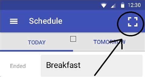 Make An Android Activity Full Screen Over A Button Stack Overflow