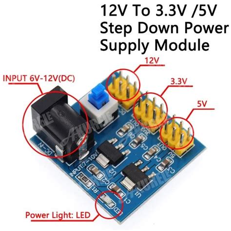 Power Module Multi Output Voltage Conversion 33v 5v 12v Power Module
