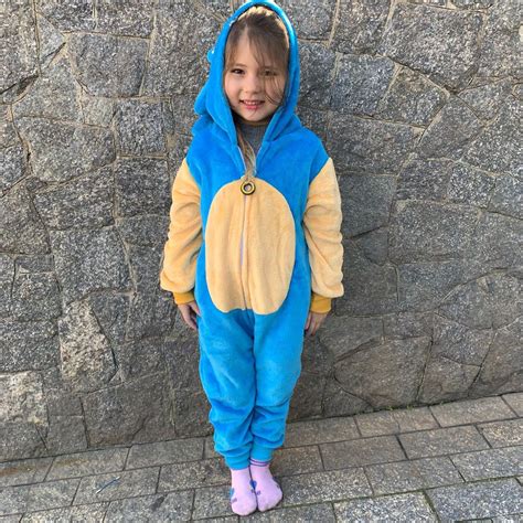 Pijama Sonic Kigurumi Infantil Melancia Presentes