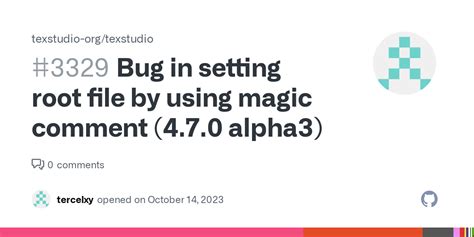 Bug In Setting Root File By Using Magic Comment 470 Alpha3 · Issue