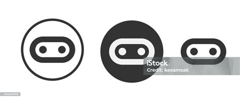 Microbit Icon Isolated On White Background Flat Vector Illustration Stock Illustration