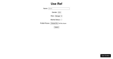 Input Box Codesandbox