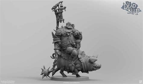 Warhog Miniatures The Dead Keep Zbrushcentral