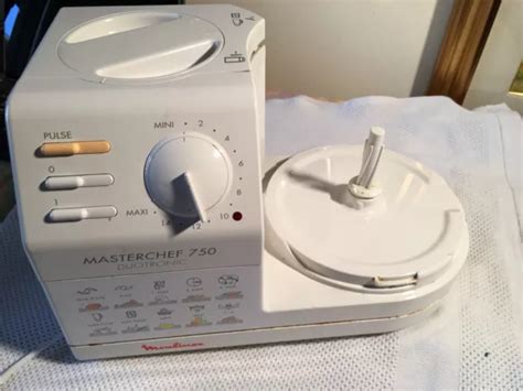 MOULINEX MASTERCHEF 750 DUOTRONIC robot da cucina EUR 20,00 - PicClick IT