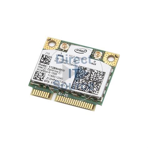 Intel 112BNHMW - Centrino Wireless-N 1000 Mini PCI-E WLAN Card