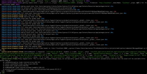 your tests are loading shown but no component tests are run