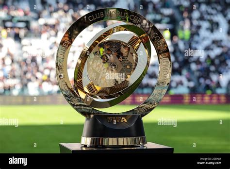 Turin Italy 2nd Feb 2025 The Fifa Club World Cup Trophy Made By