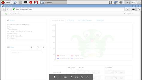 prusa i3 octoprint webpage freezes setup on a raspberry pi running