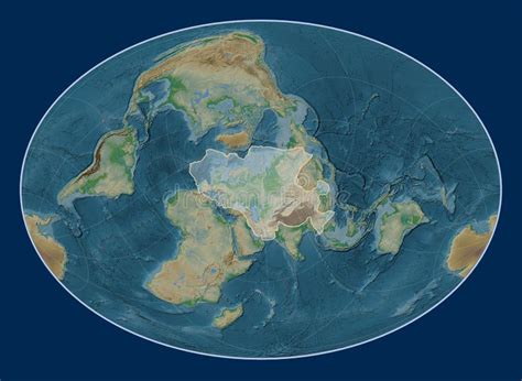 Eurasian Tectonic Plate Physical Fahey Oblique Stock Illustration Illustration Of Eruptions