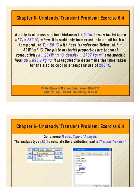 Chapter 6 Dynamics Pdf Finite Element Method Heat Transfer